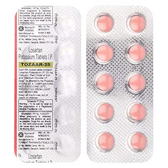 Tozaar 25 - Strip of 10 Tablets : Amazon.in: Health & Personal Care