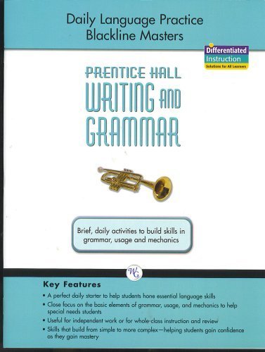 Amazon.com: Wriring and Grammar Daily Language Practice 2008 Gr9 ...