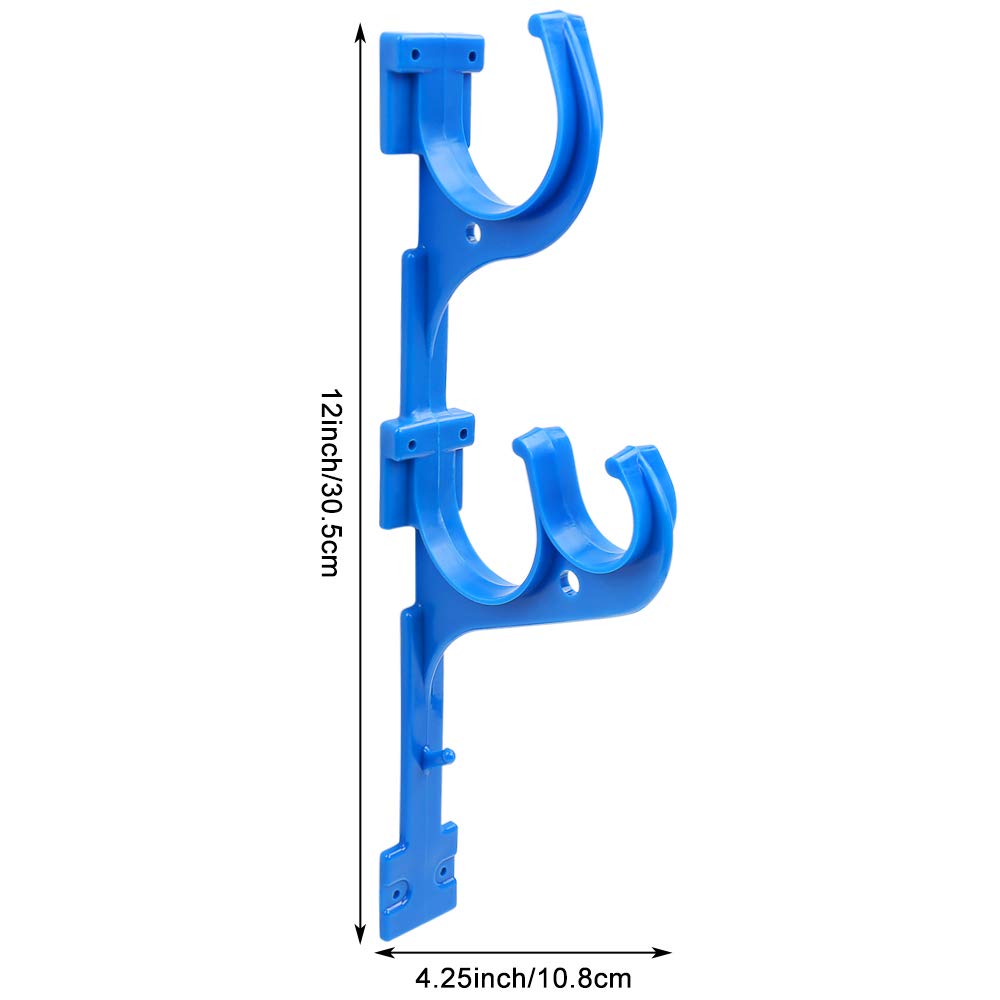 Snapklik.com : Flantor Pool Pole Hanger Plastic Pool Holder Set, 6pcs ...