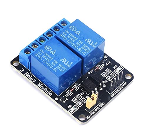 2 Channel 12V Relay Board Module with Optocoupler : Amazon.in ...