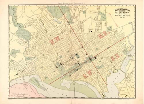Infinite Photographs 1893 Map Rand Mcnally And Co S Indexed ...