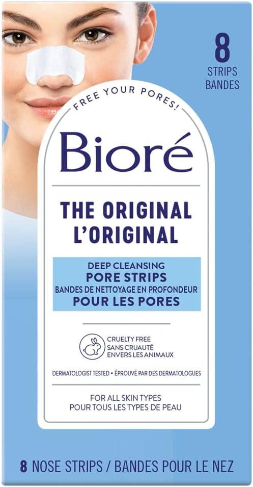 Bioré Deep Cleansing Pore Strips for Instant Pore Unclogging and ...