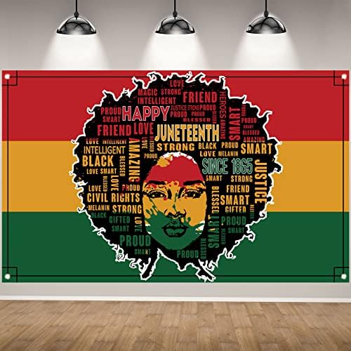 Amazon.com : Juneteenth Backdrop for Photography Happy Juneteenth ...