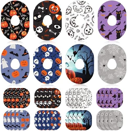 Amazon.com: Geiserailie 32 Pack Halloween CGM Adhesive Patches ...