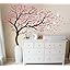 Tree Wall Decal Large Tree Wall Sticker Forest Mural Tree Blowing in ...