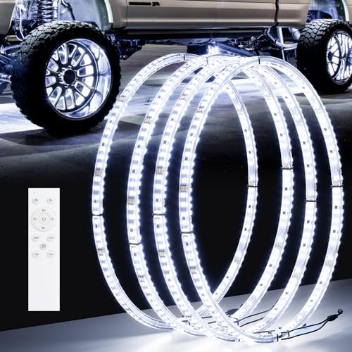 Amazon.com: Goodream Wheel Lights for Truck, Double-Sided Glowing Ring ...