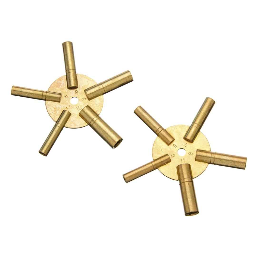 Snapklik.com : SE Universal Brass Clock Key For Winding Clocks, Odd And ...