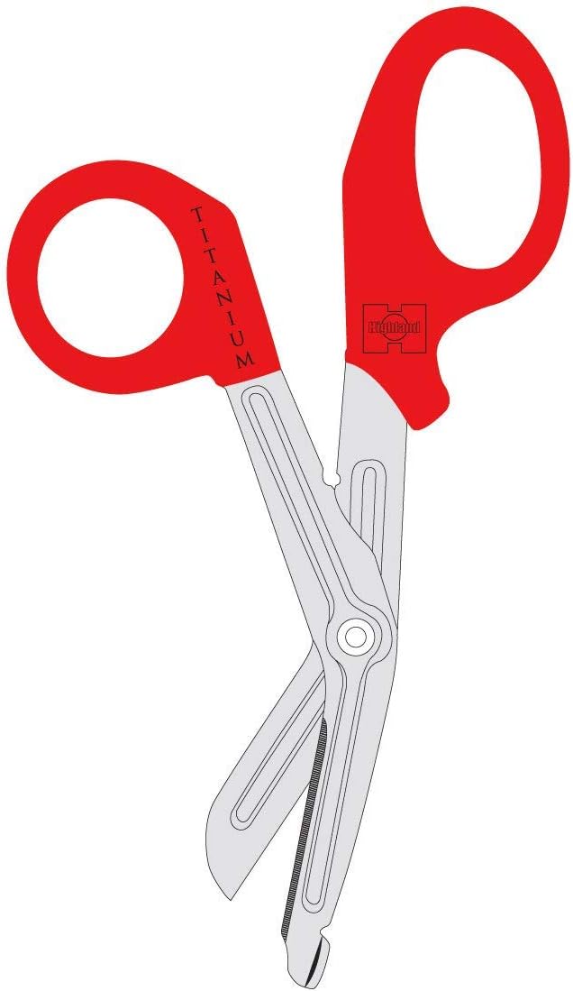 Amazon.com : Highland by XS Scuba Titanium EMT Shears : Sports & Outdoors
