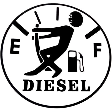 Pilot18 Vinyl Diesel Car Sticker, Transparent : Amazon.in: Car & Motorbike