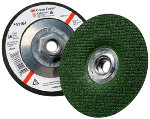3M(TM) Green Corps(TM) Flexible Grinding Wheel, Ceramic Aluminum Oxide ...