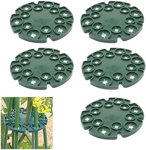 Wigwam Cane Grips,5 PCS 12 Holes Bamboo Cane Support Holder Cane ...