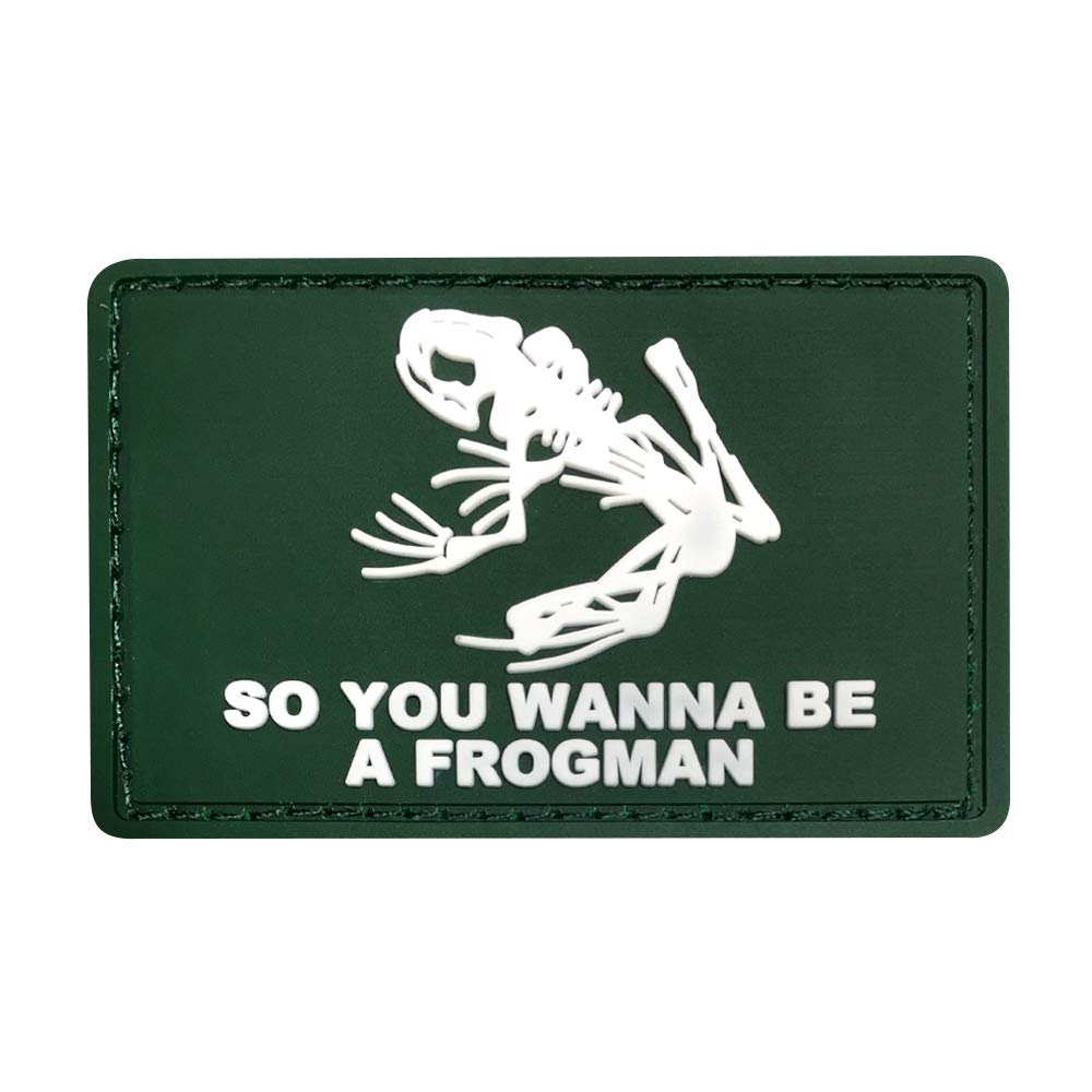 Amazon.com: Morton Home So You Wanna Be A Frogman Rubber Badges PVC ...