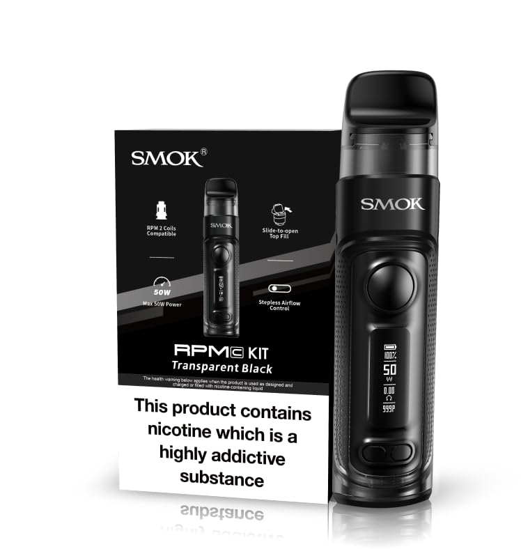 SMOK RPM C Vape Kit, Refillable, Rechargeable, 1650mAh Integrated ...