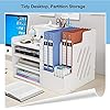Amazon.com : BlayaAdd White Desktop Organizer, Multipurpose Desk ...
