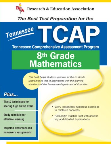 Tennessee TCAP Grade 8 Math (REA) - The Best Test Prep for TN Grade 8 ...