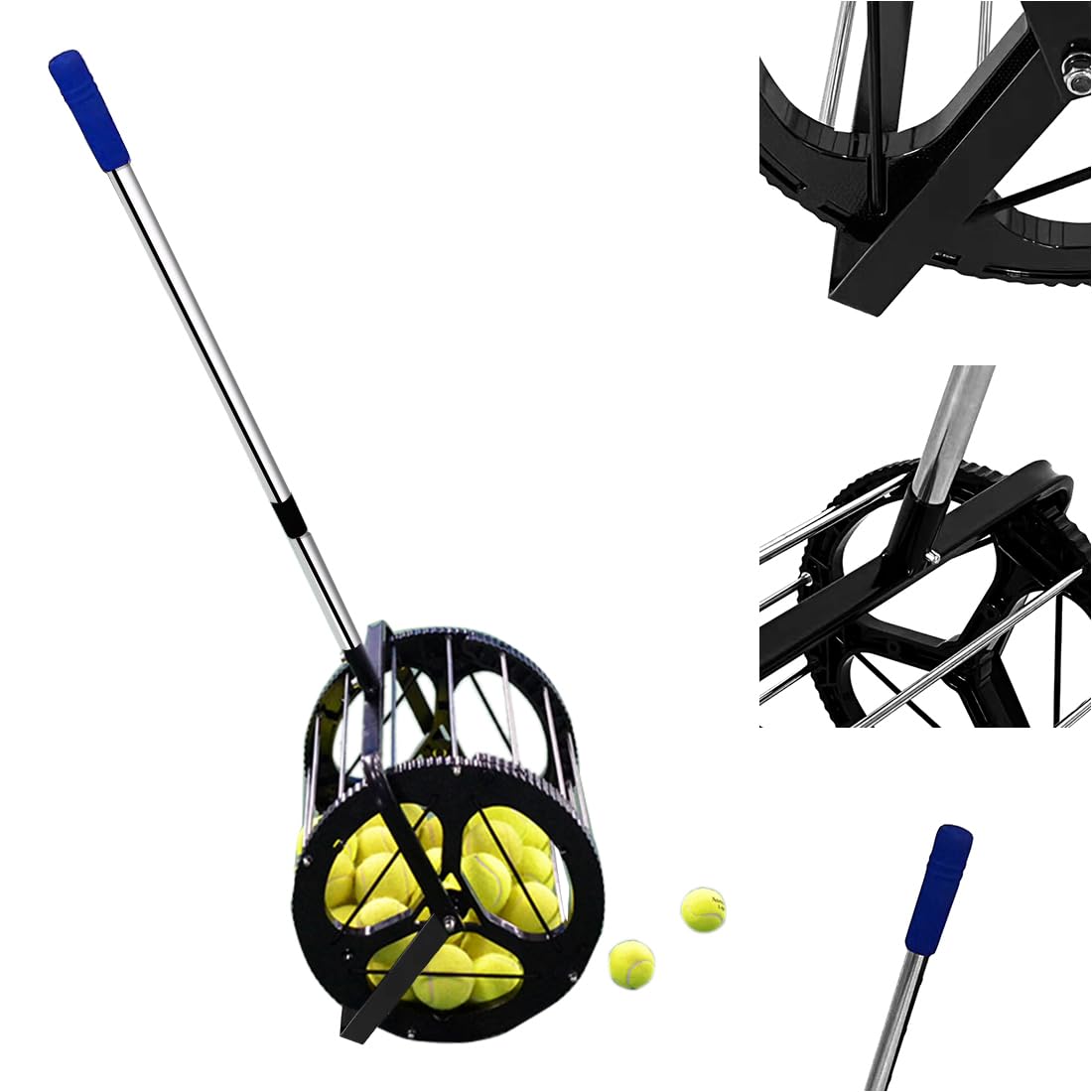 Snapklik.com : Tennis Ball Picker Platen Style Ball Retrievers ...