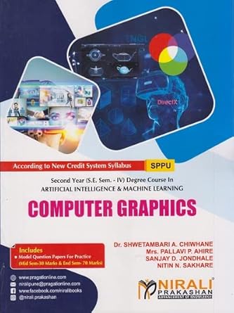 COMPUTER GRAPHICS (Second Year (SE) Degree Artificial Intelligence ...
