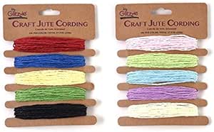 Amazon.com: My Glitzzie Craft Jute Cording : Health & Household