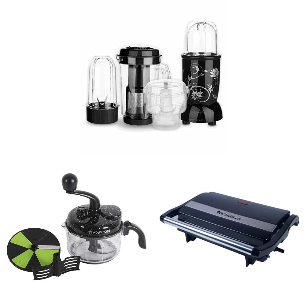 Buy Wonderchef Blend Complete Kitchen Machine & Turbo Dual Speed Food ...