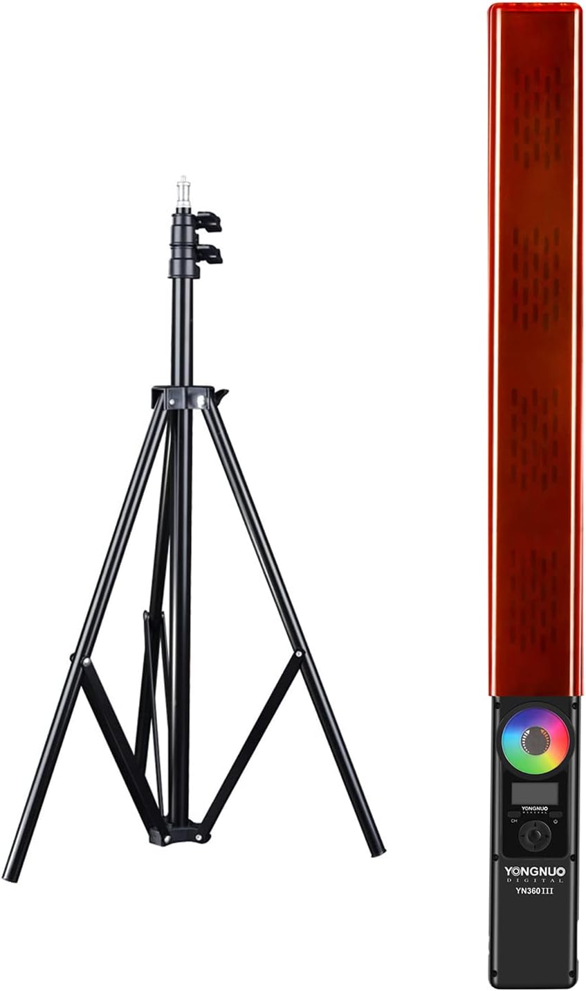 Amazon.com : YONGNUO YN360 LED Video Light with Light Stand, RGB ...