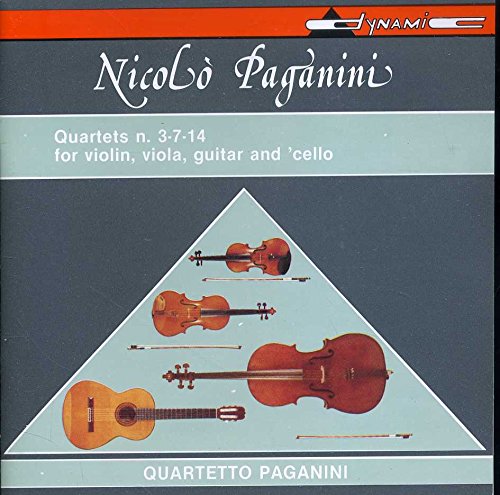 Paganini: Quartets for Violin, Viola, Guitar & Cello No. 3, 7 & 14 ...