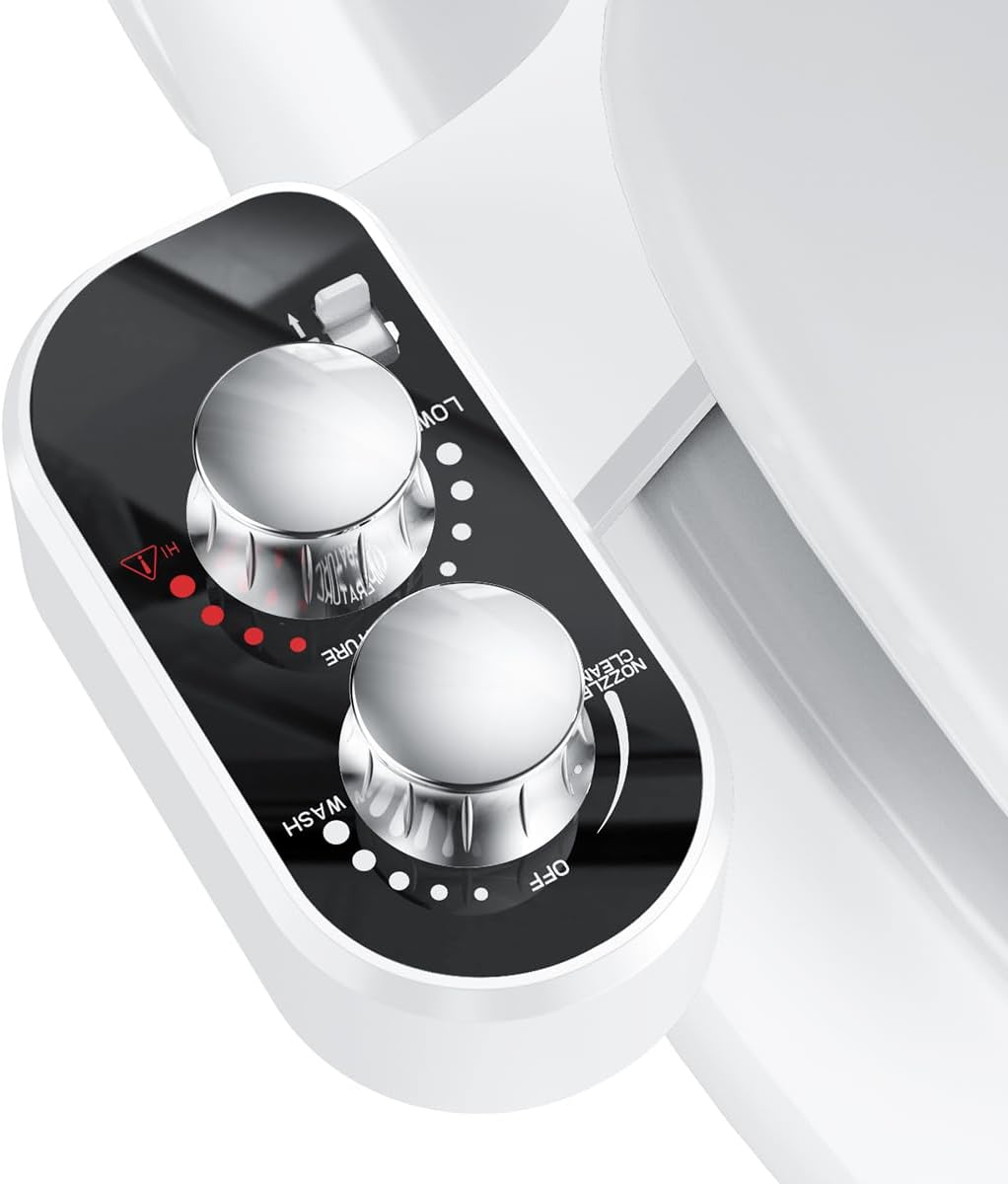 Hot and Cold Bidet Attachment for Toilet, Ultra-Slim Bidet Attachment ...