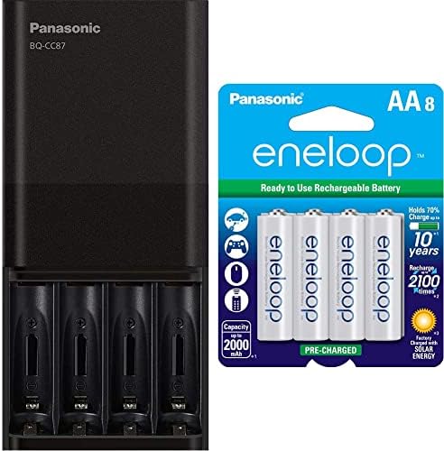 Amazon.com: Panasonic eneloop pro Battery Charger + eneloop AA ...
