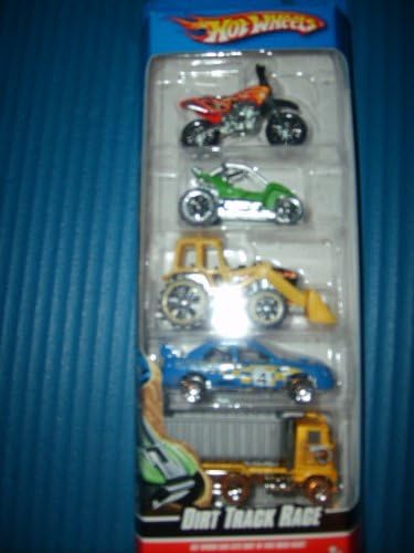 Amazon.com: Hot Wheels 5 Car Gift Pack - Dirt Track Race : Toys & Games