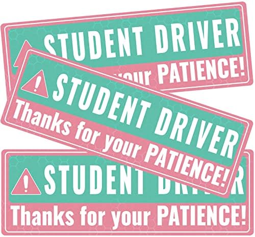 Amazon.com - 3 Pcs Student Driver Car Magnet, Student Driver Magnet for ...