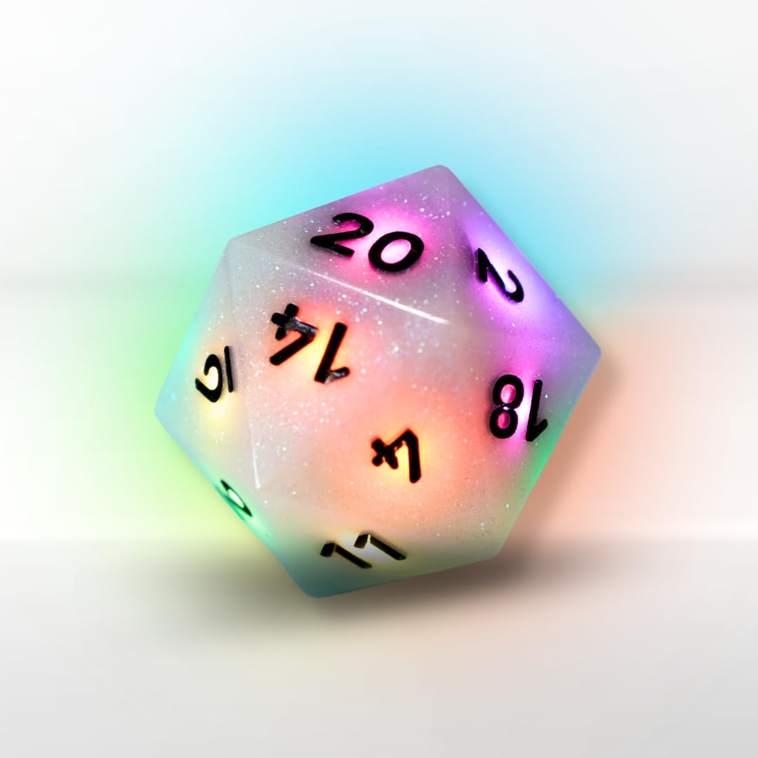 Amazon.com: Pixels Electronic Dice - D20 (Aurora Sky) - RGB Polyhedral ...