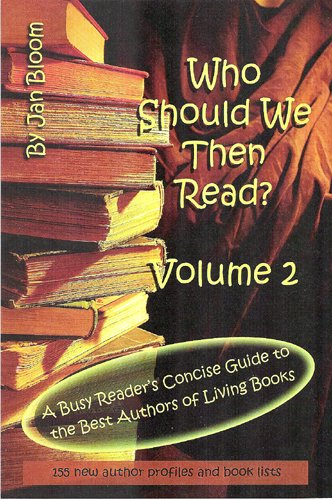 Who Should We Then Read? Volume 2: Jan Bloom: 9780970962850: Amazon.com ...