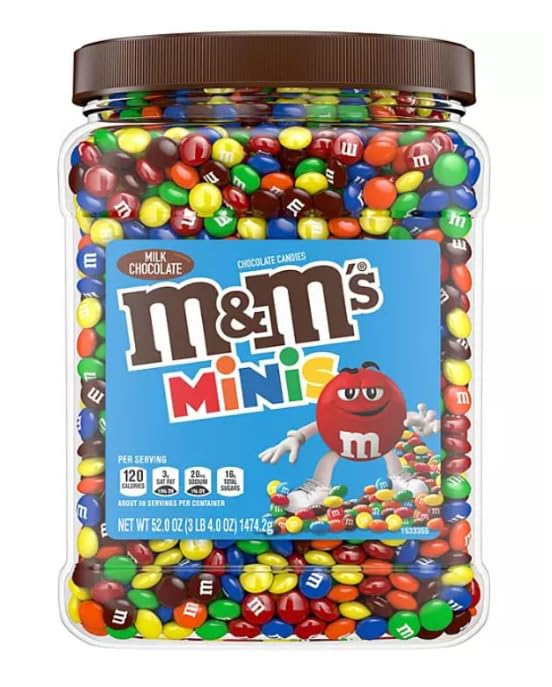 Amazon.com : Mini M&M S (Mini 3 lbs Bulk, Chocolate) Baking bites Milk ...