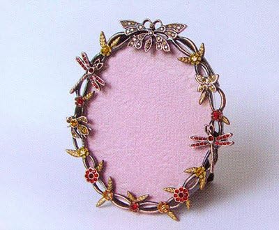 Amazon.com - Red Oval Dragonfly Picture Frame