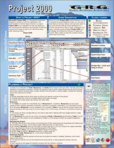 Project 2000: Quick Reference Guide (Laminated Card): Sellers, Drew ...