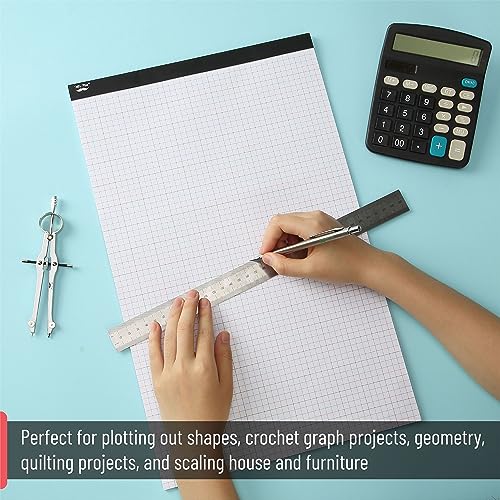 Snapklik.com : Mr Pen- Graph Paper, 22 Sheets, 17x11, 4x4