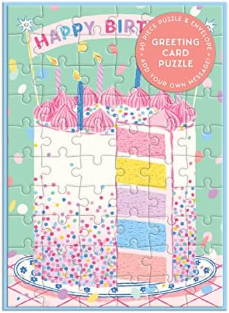 Amazon.com : iDventure 3x set puzzle greeting Birthday cards for puzzle ...