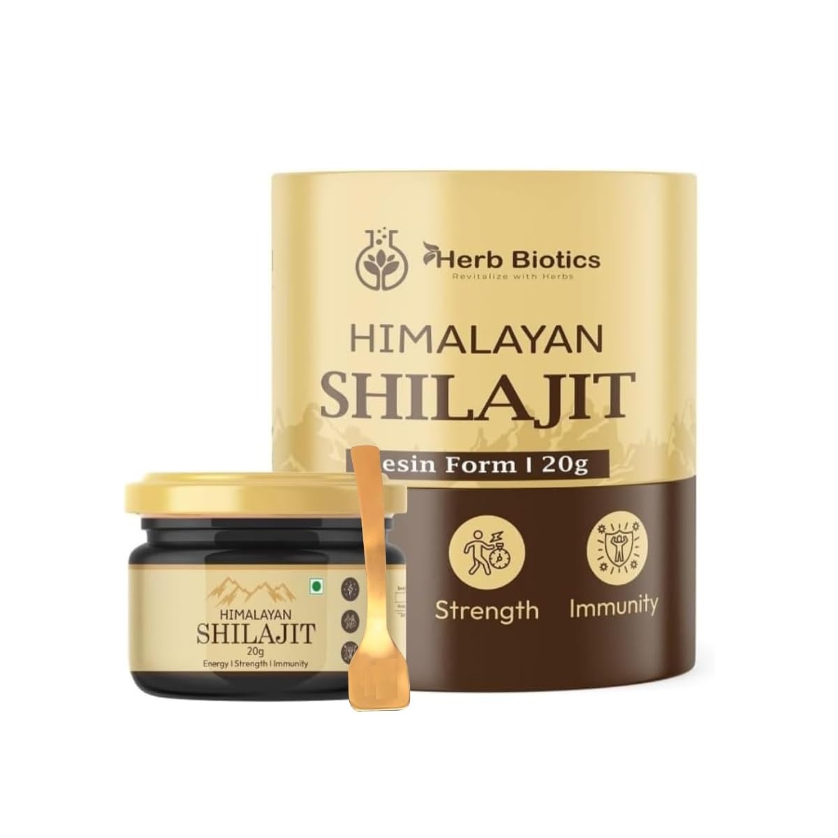 Herb Biotics Original Natural Himalayan Shilajit/Shilajeet Resin 20g ...