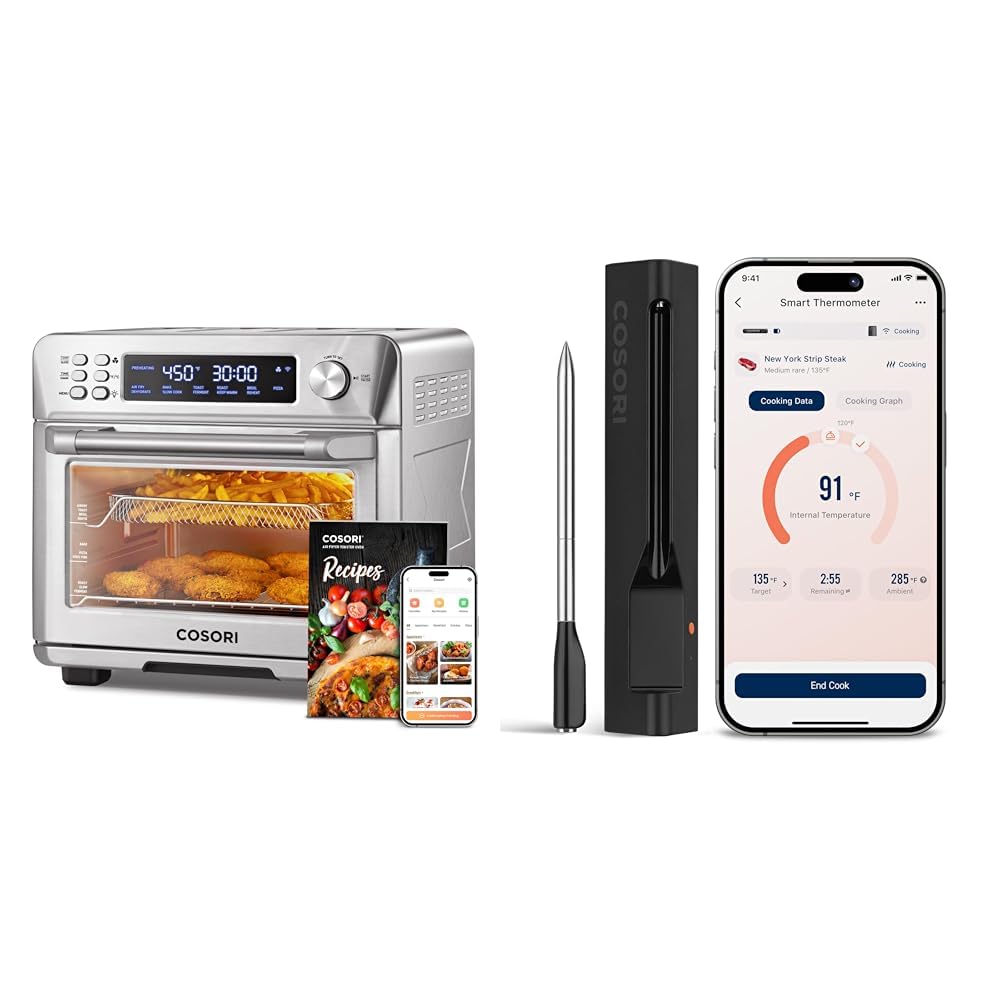 Amazon.com: COSORI Smart 11-in-1 Air Fryer Toaster Oven Combo ...