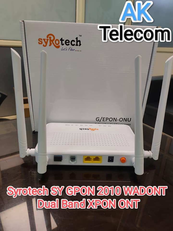 SYROTECH Dual Band with Voice ONT SY GPON 2010 WADONT, BSNL TEC ...