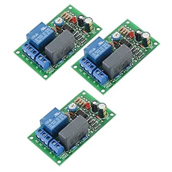 3X 220V Relay Board, Power On, Time Delay, Circuit Module, Corridor Switch, Stair Light, D1B5 ...