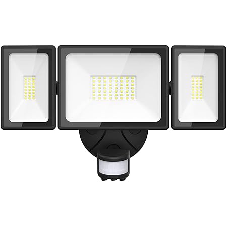 Onforu 55W LED Security Lights Motion Sensor Light Outdoor, 5500LM ...