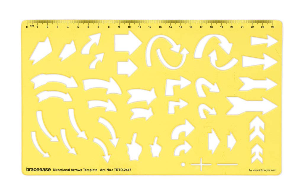Buy Traceease Arrows Drafting Directional Arrows Template Drawing ...
