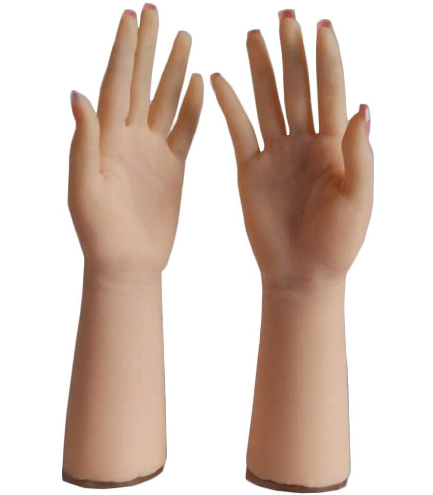 Buy TICKEL Silicone Female Hand Model - Mannequin Hand - Silica Gel ...