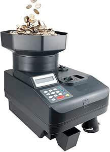 LZFdxmc Automatic Coin Counter Coin Sorter 2300 Coins/min High Speed Coin Sorting Machine 11000 ...