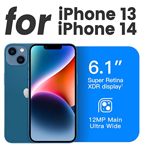 Snapklik.com : Mkeke iPhone 13/14 Gradient Purple Blue Bumper Case ...