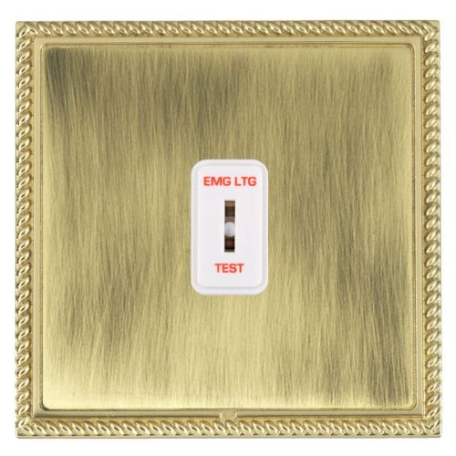 Hamilton Linea-Georgian CFX Polished Brass/Antique Brass 1 Gang 2 Way ...