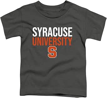 Amazon.com: Syracuse University Official Stacked Unisex Toddler T Shirt ...