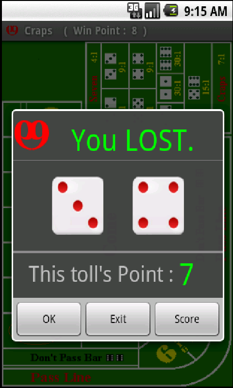 Craps: dice game - App on Amazon Appstore