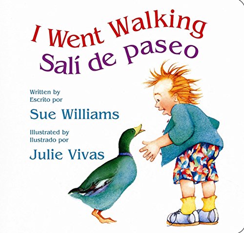 Amazon.com: I Went Walking/Salí de paseo: Lap-Sized Board Book (Spanish ...