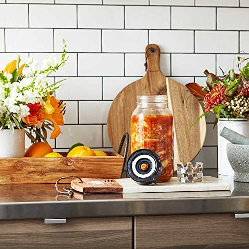 Nourished Essentials Easy Fermenter Wide Mouth Fermentation Kit (3 Lids ...